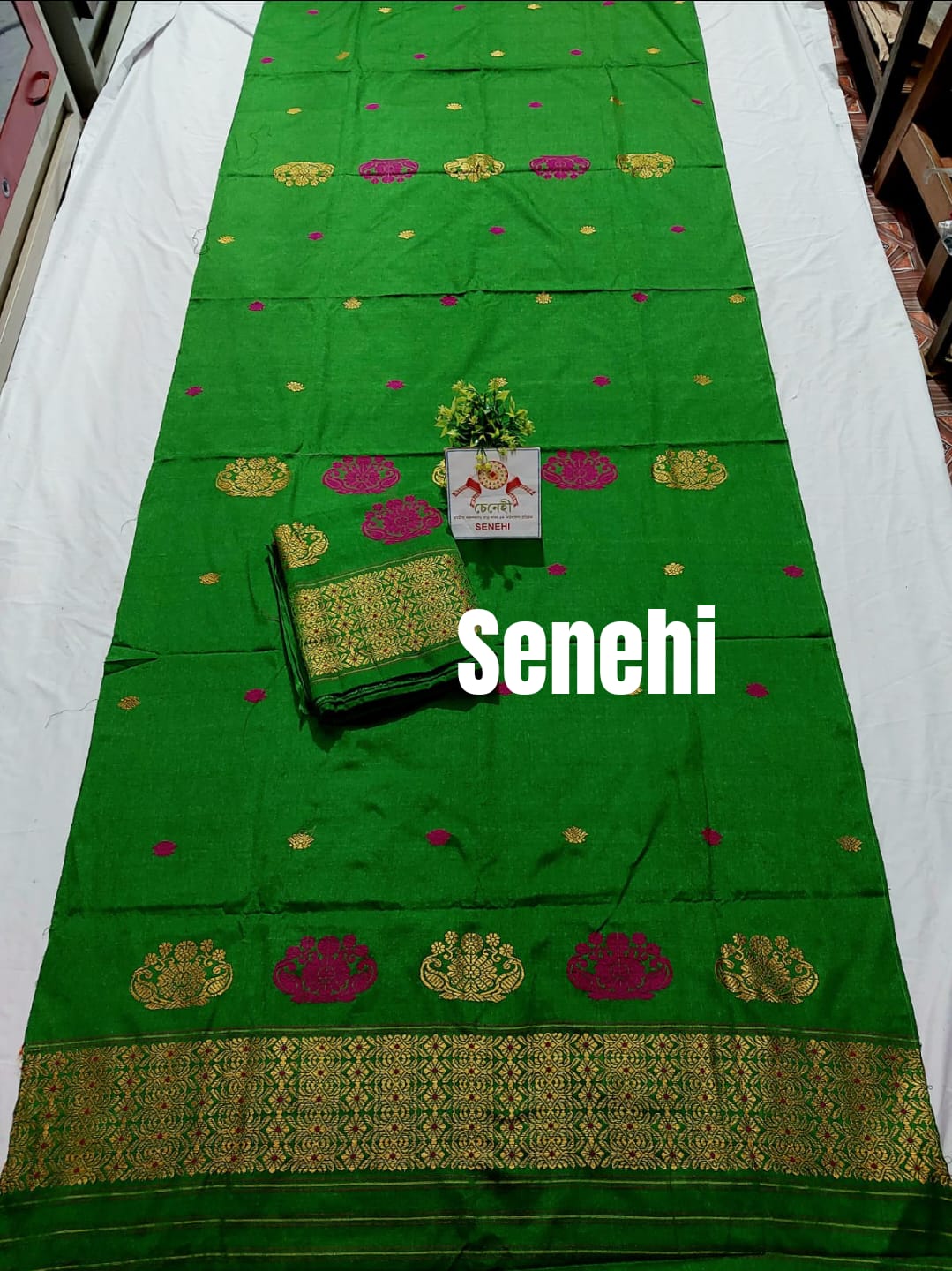 Asaamese Bua kapur Sador mekhela set – senehi